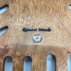 Kamani Woods | Dining | Kamani Woods Handcrafted Leaf Design Set Of ...